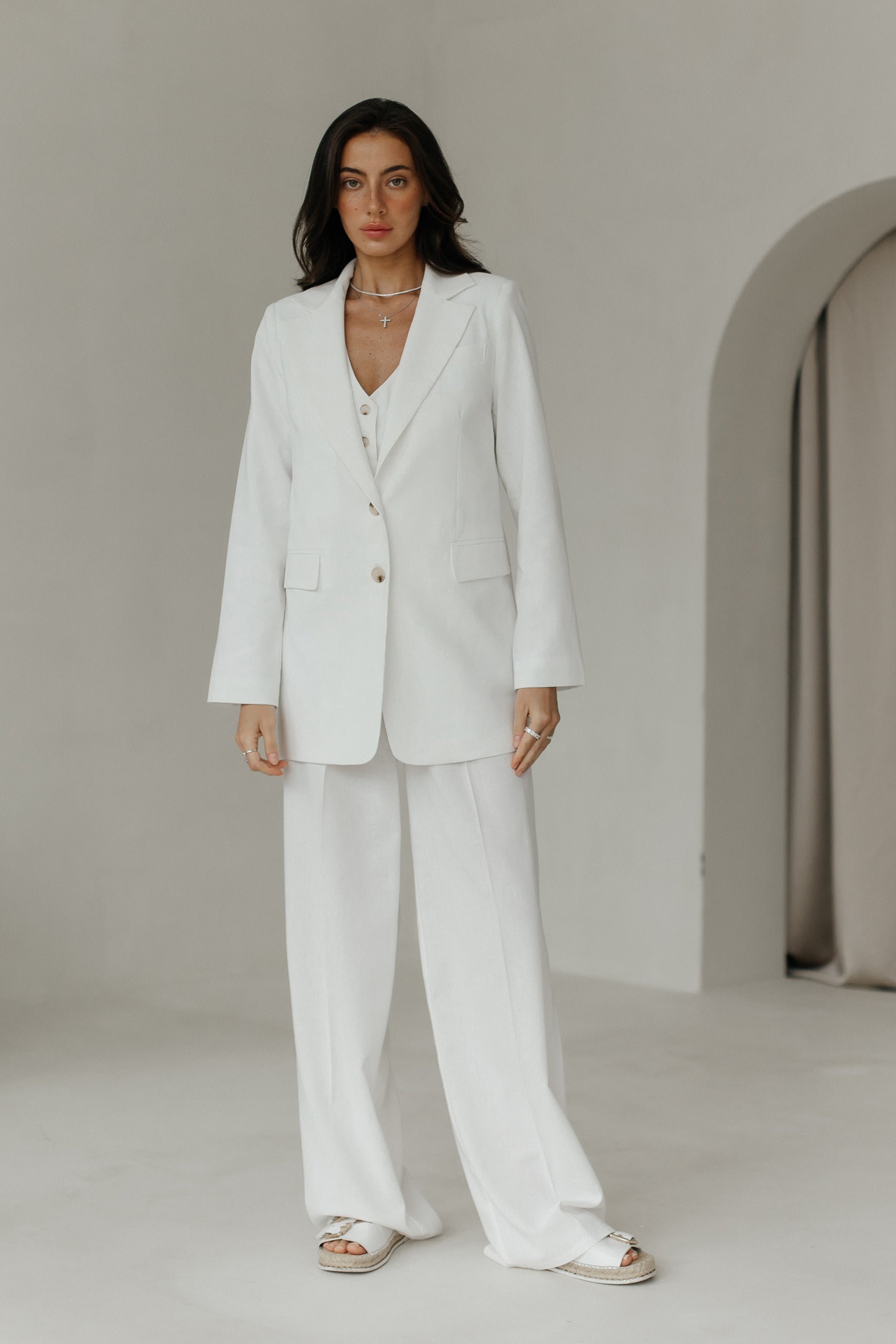 CLEO | Linen 2-piece Suit | Suits | Handmade Garment