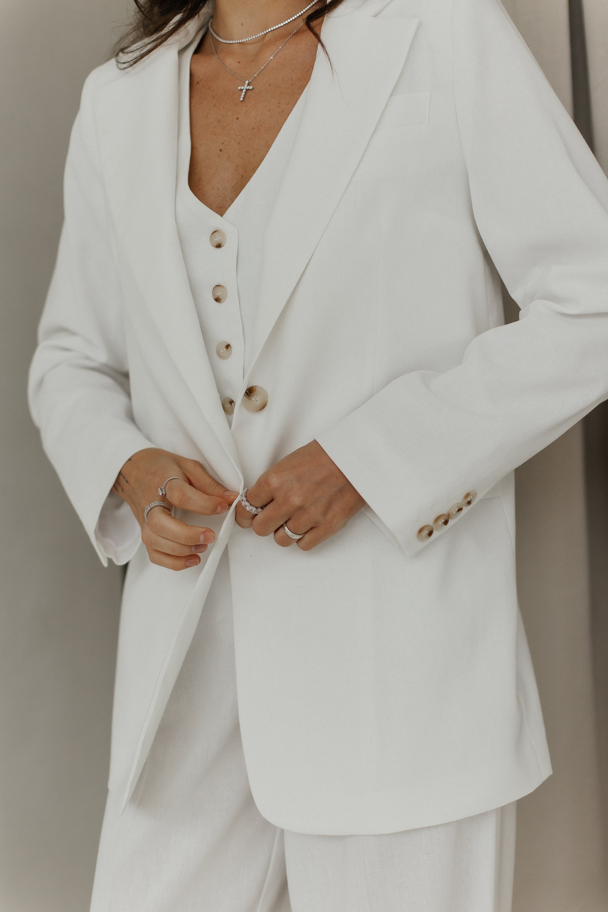 CLEO | Linen 3-piece Suit | Suits | Handmade Garment